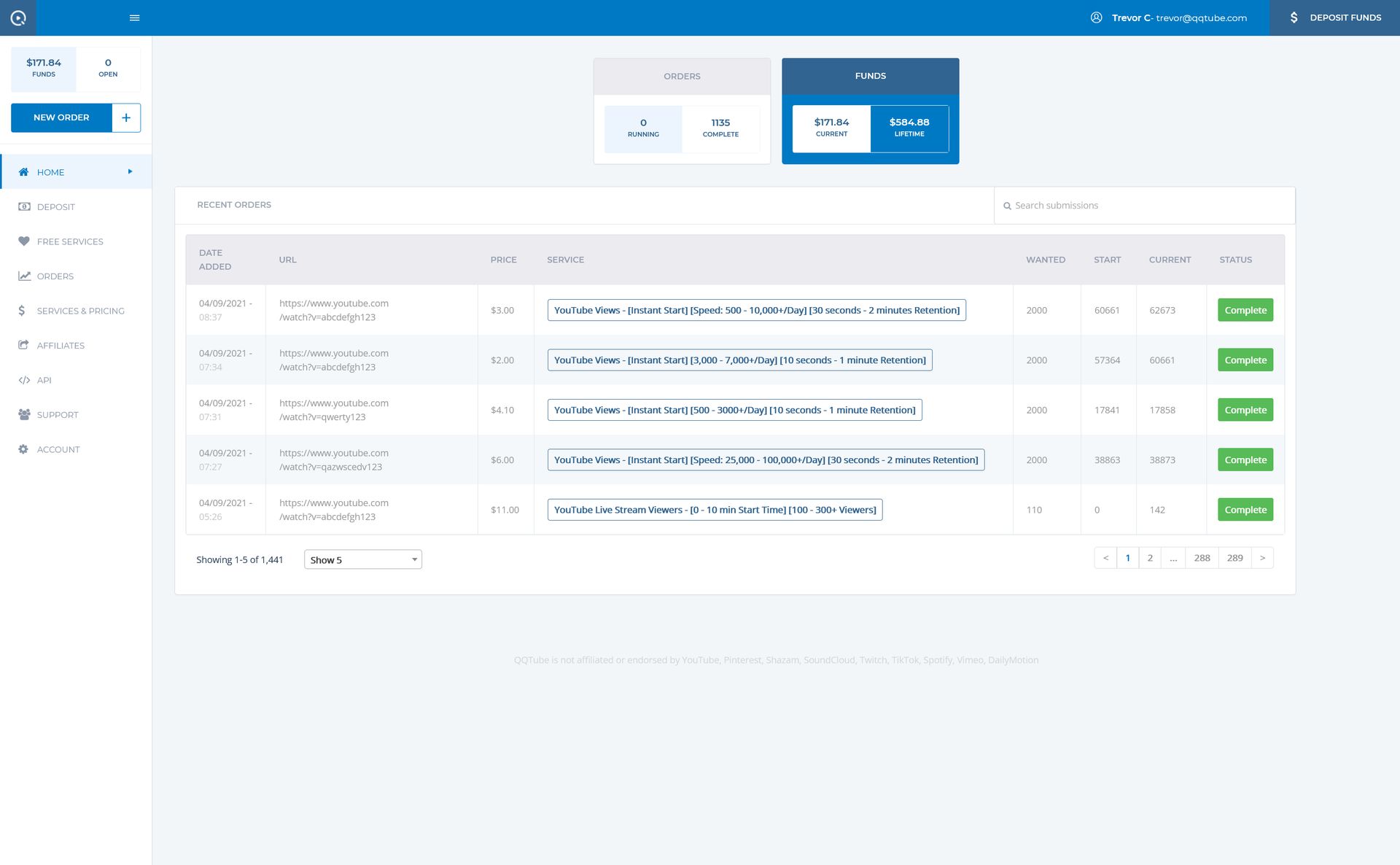QQTube - Buy YouTube Views, Subscribers, Likes & More!